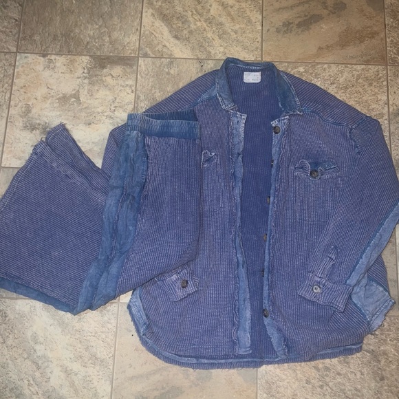 Oli & Hali | Pants & Jumpsuits | Oli Hali Blue Denim Jacket And Pants Set Not Denim Material ...